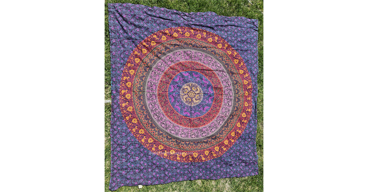 Purple Dream Large Hippie Wall Tapestry Picnic Throw | Accessories ...