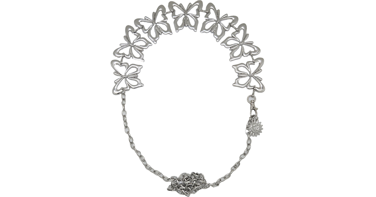 Frostpetal Butterfly Links Waist Chain | Accessories | Silver ...