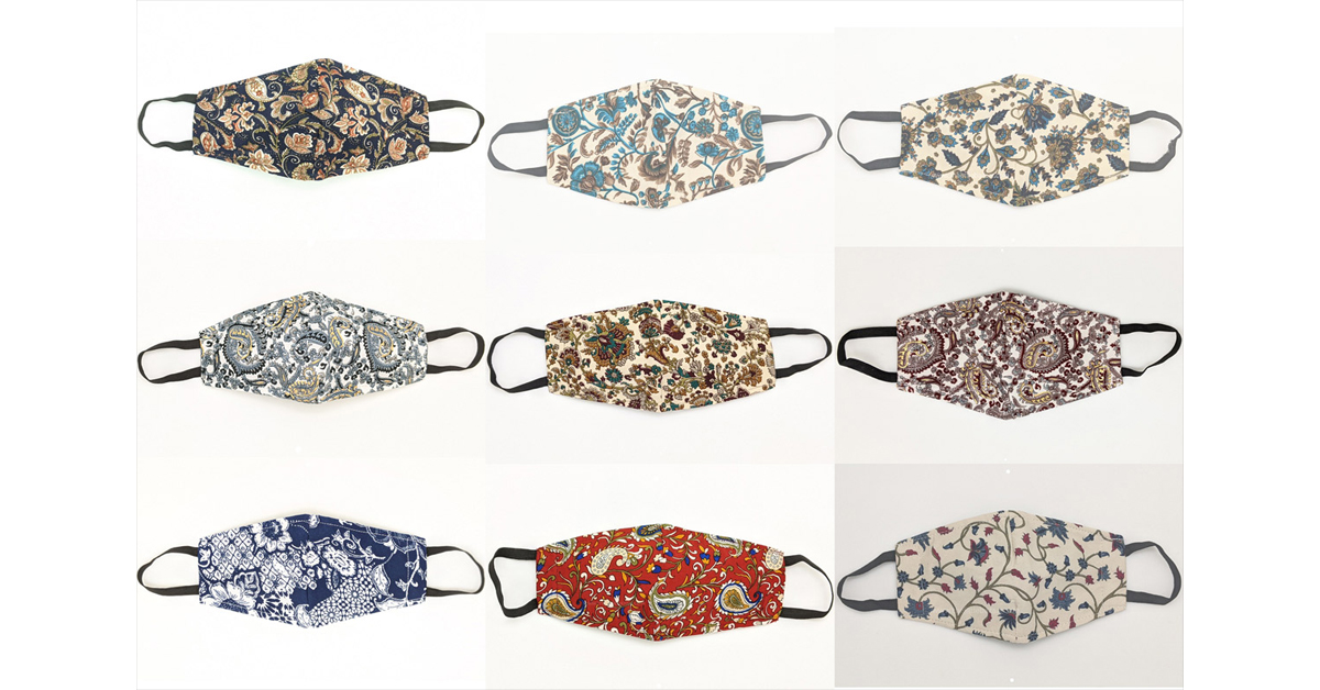 Sale:$28.99 Floral Aesthetic Face Masks - Pack Of 9 | Accessories ...