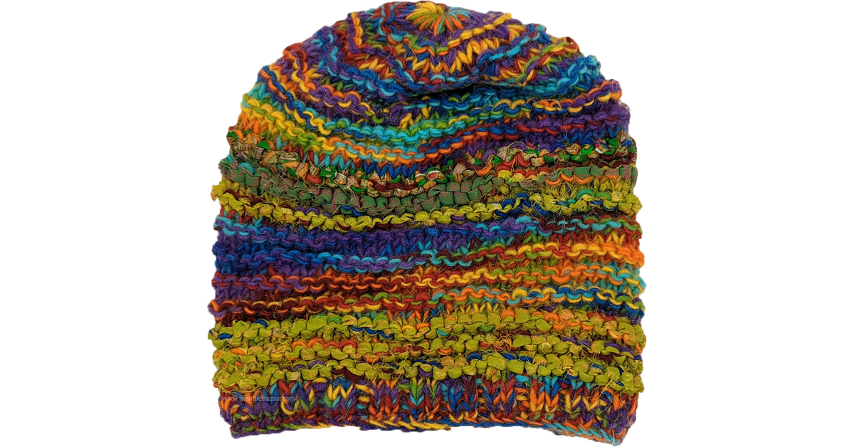Vibrant All Colors Winter Unisex Wool Hat | Accessories | Multicoloured ...