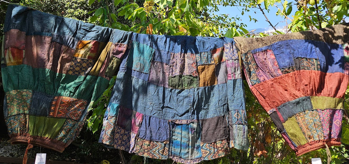 Dark Fusion Cotton Patchwork Maxi Skirt | Multicoloured | Patchwork ...