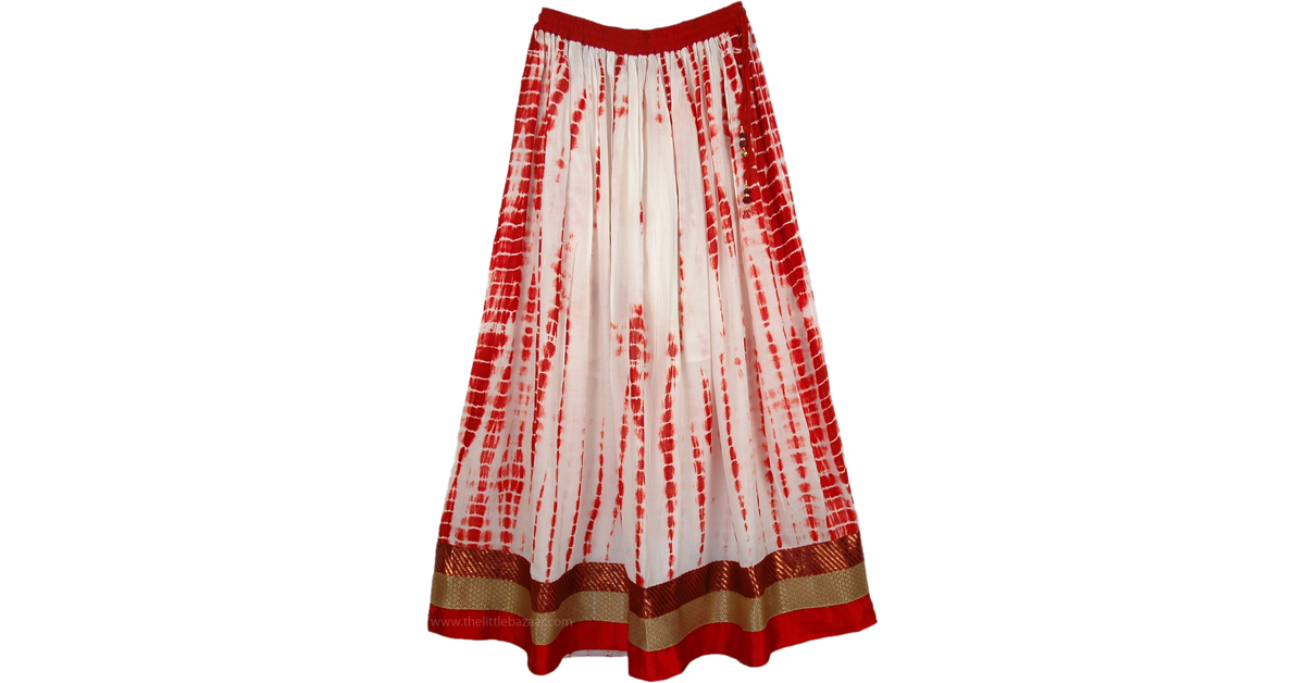 Sale:$19.99 Monarch Border Festive Long Skirt | Clearance | Gold ...