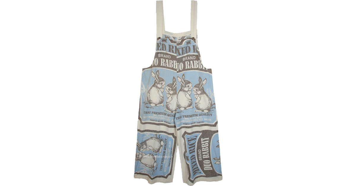 Old Fashioned Rabbit Sack Overalls | Dresses | Blue | Sleeveless ...