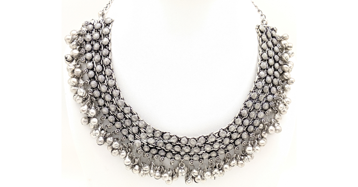 Silver Bells Belly Dancing Gypsy Necklace | Jewelry | Silver | Bells ...