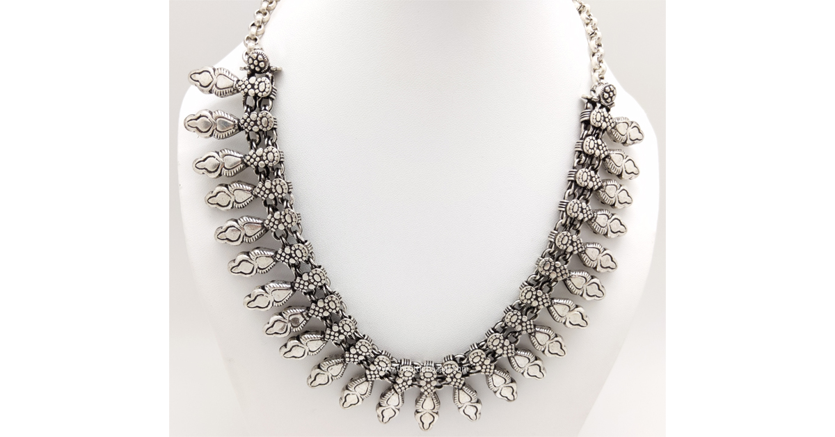 Silver Tone Black Rustic Look Traditional Jewelry | Jewelry | Silver