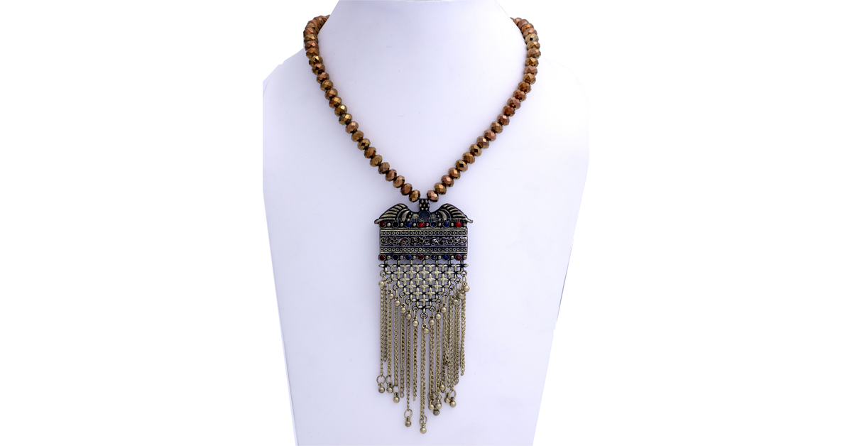 Gypsy Bird Chain Pendant Bronze Necklace | Jewelry | Bronze | Gift ...