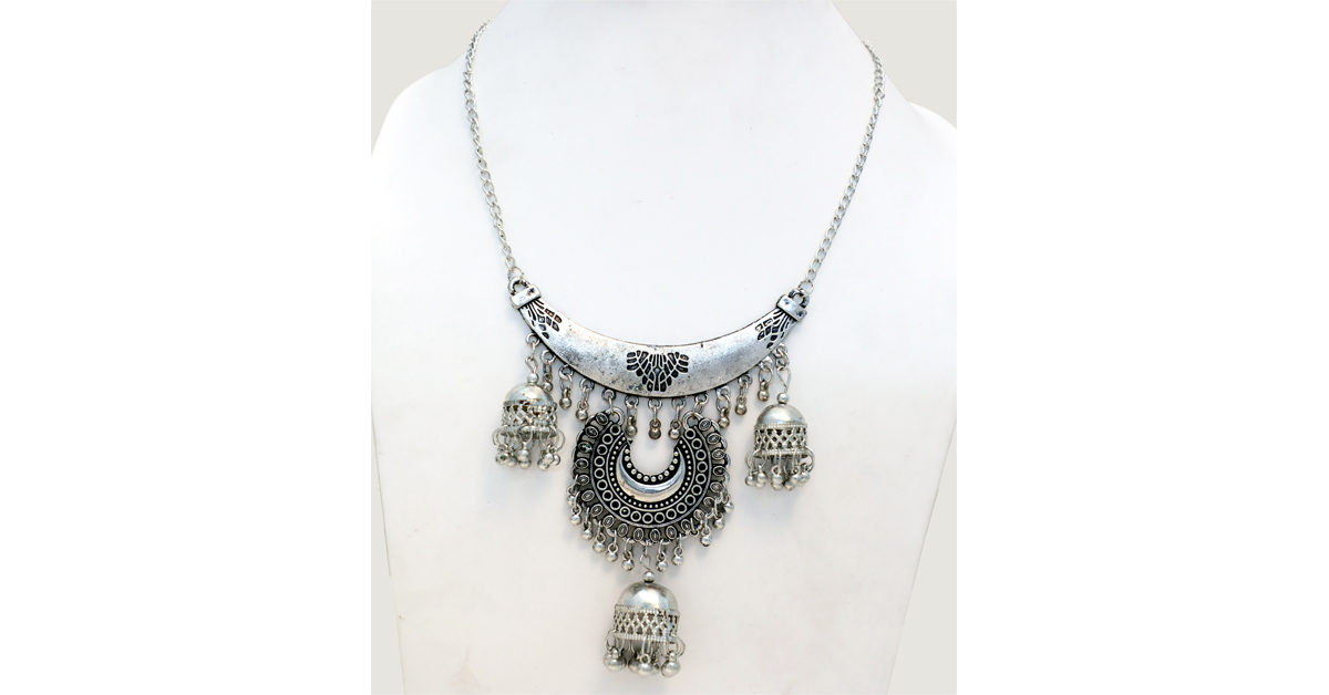 Turkish Style Choker Neck Wear Jewelry in Silver | Jewelry | Silver ...