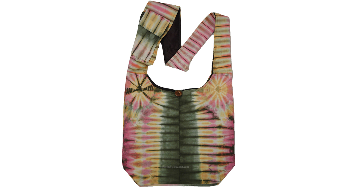 Pastel Tie Dye Shoulder Bohol Bag | Purses-Bags | Multicoloured ...
