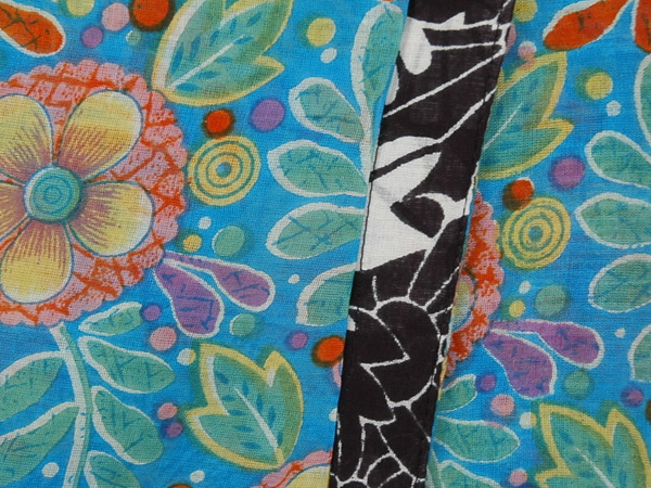 A-Line Button Wrap Around Short Skirt in Blue Floral | Short-Skirts ...