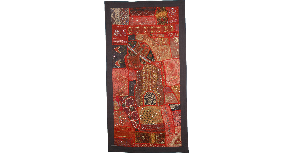 Indian Decorative Ethnic Embroidered Patchwork Tapestry | Accessories ...