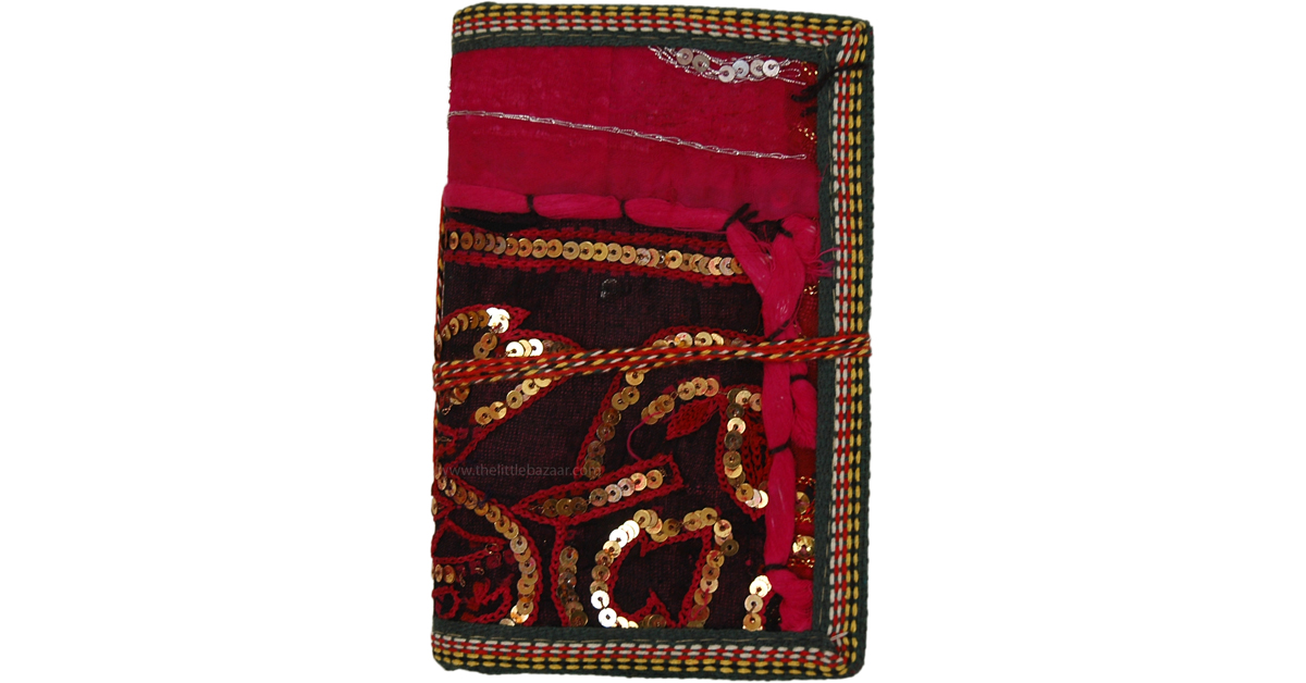 Handmade Ethnic indian Patchwork Embroidery Journal M | Accessories ...